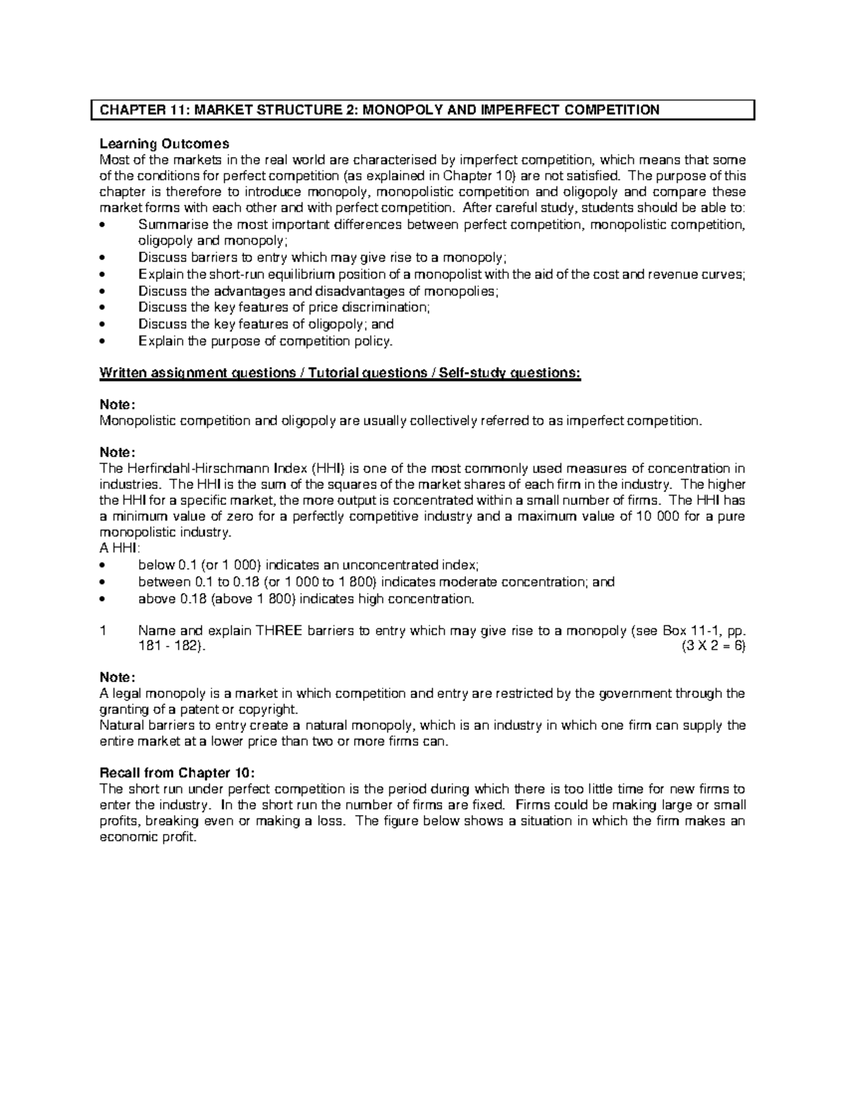 Chapter 11 - Worksheet - Econometric Analysis - CHAPTER 11: MARKET ...