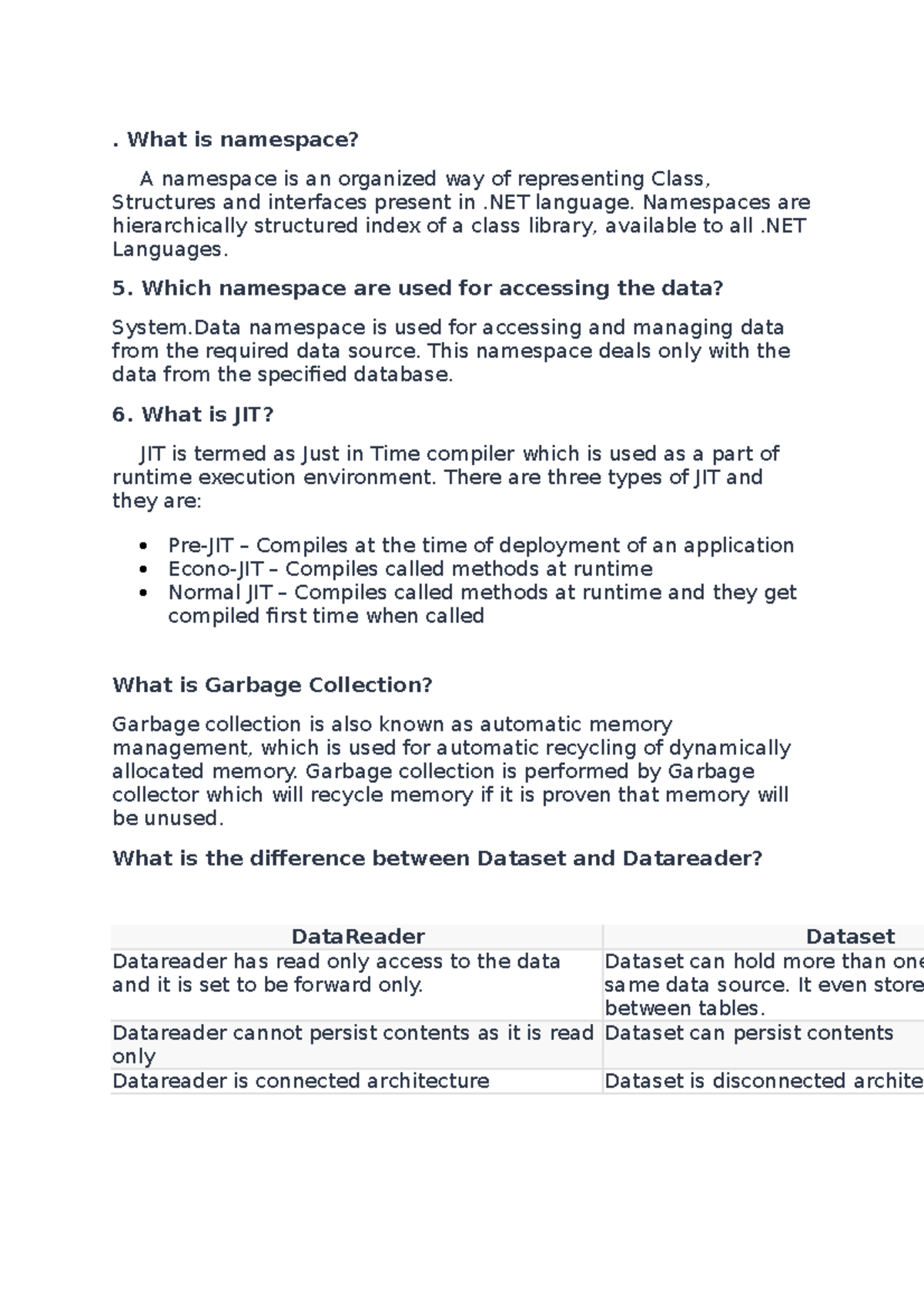 Viva Desrcit What Is Namespace A Namespace Is An