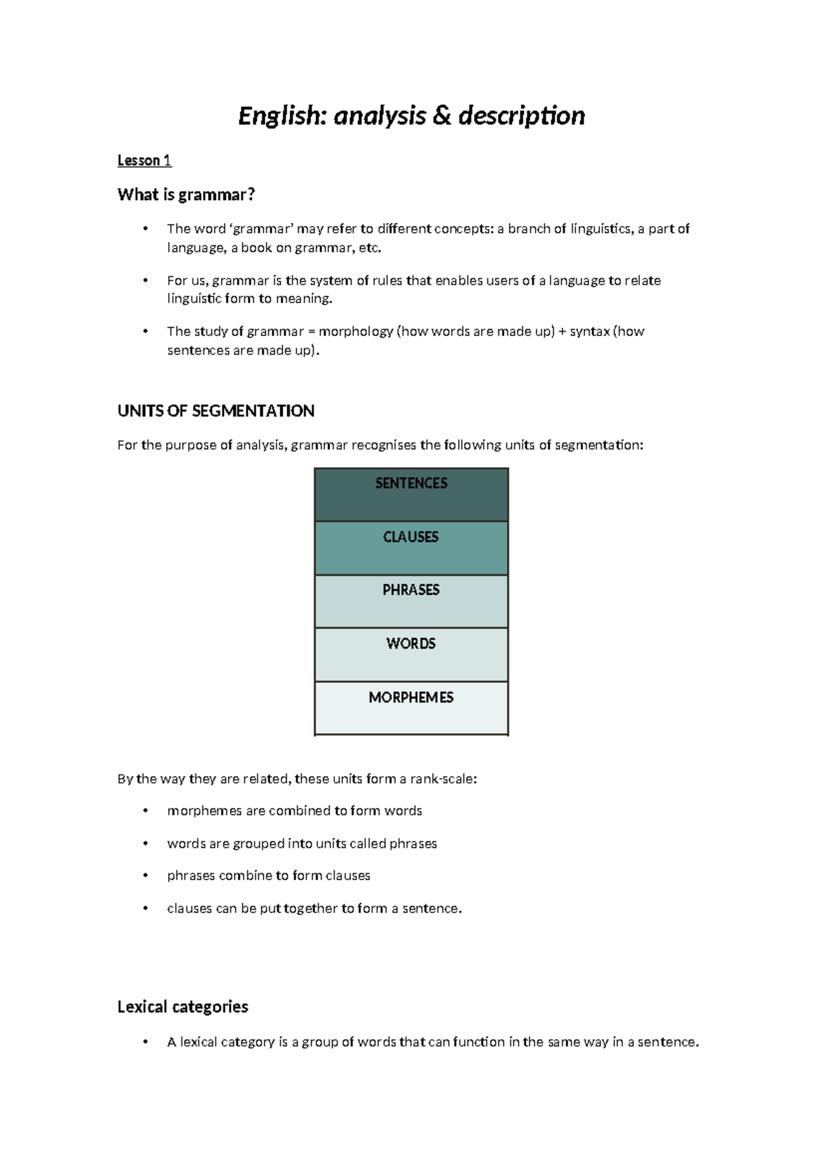 Final English TEST-Descripció i anàlisis - English: analysis ...