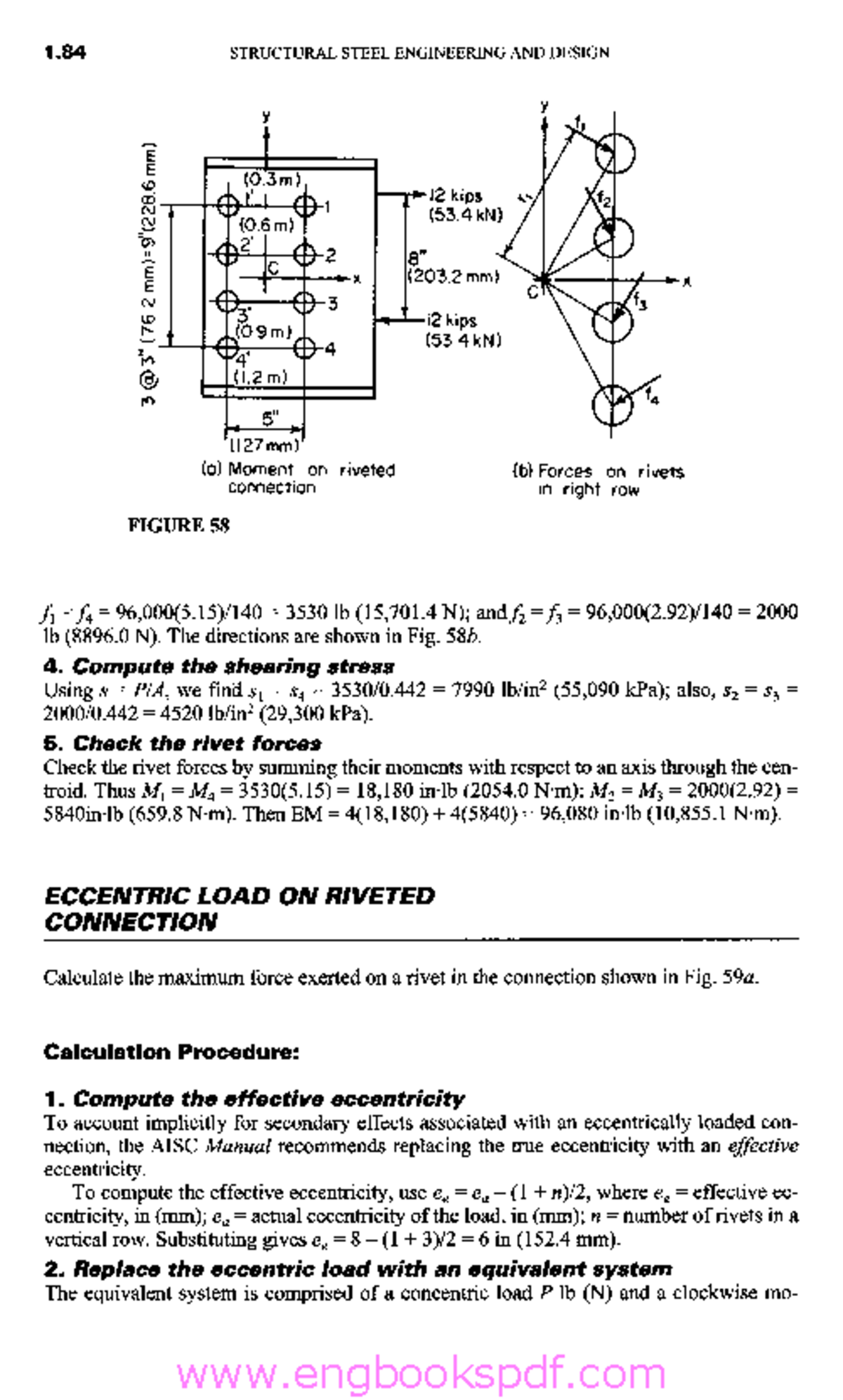 Handbook of Civil Engineering Calculations, 3rd Edition-13 - (a) Moment ...