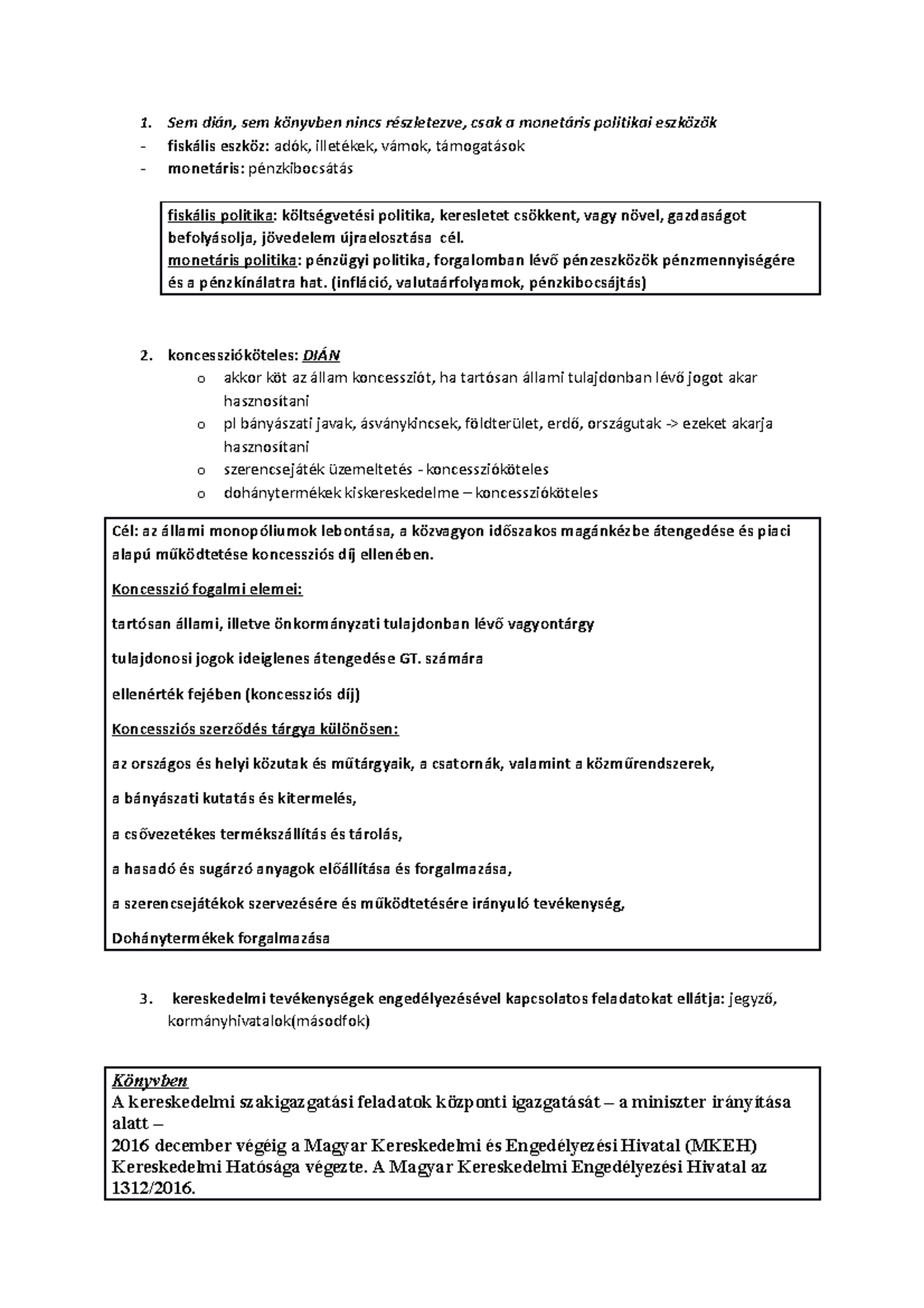 Gazd-Közig jegyzet - 1. Sem dián, sem könyvben nincs részletezve, csak ...