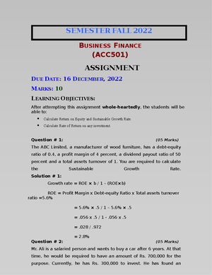 Acc501 midterm solved mcqs mega file with reference by shahzad - Mega Quiz File (ACC501) by ...