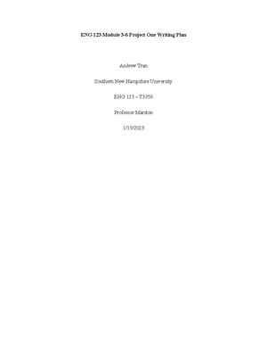 7-1 Project Two - Recommendation Report - IT 226 Module 7-1 Project Two ...