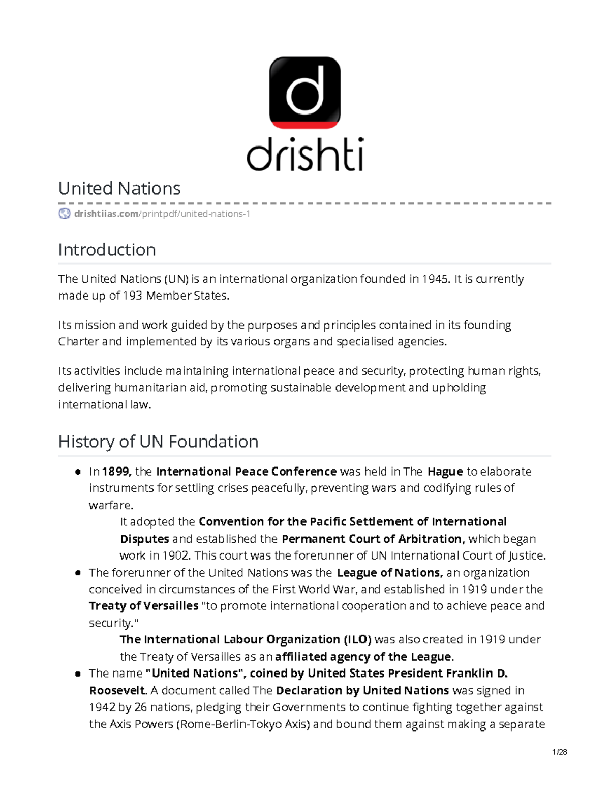 United-nations-1 - These are brief introduction about UNITED NATIONS ...