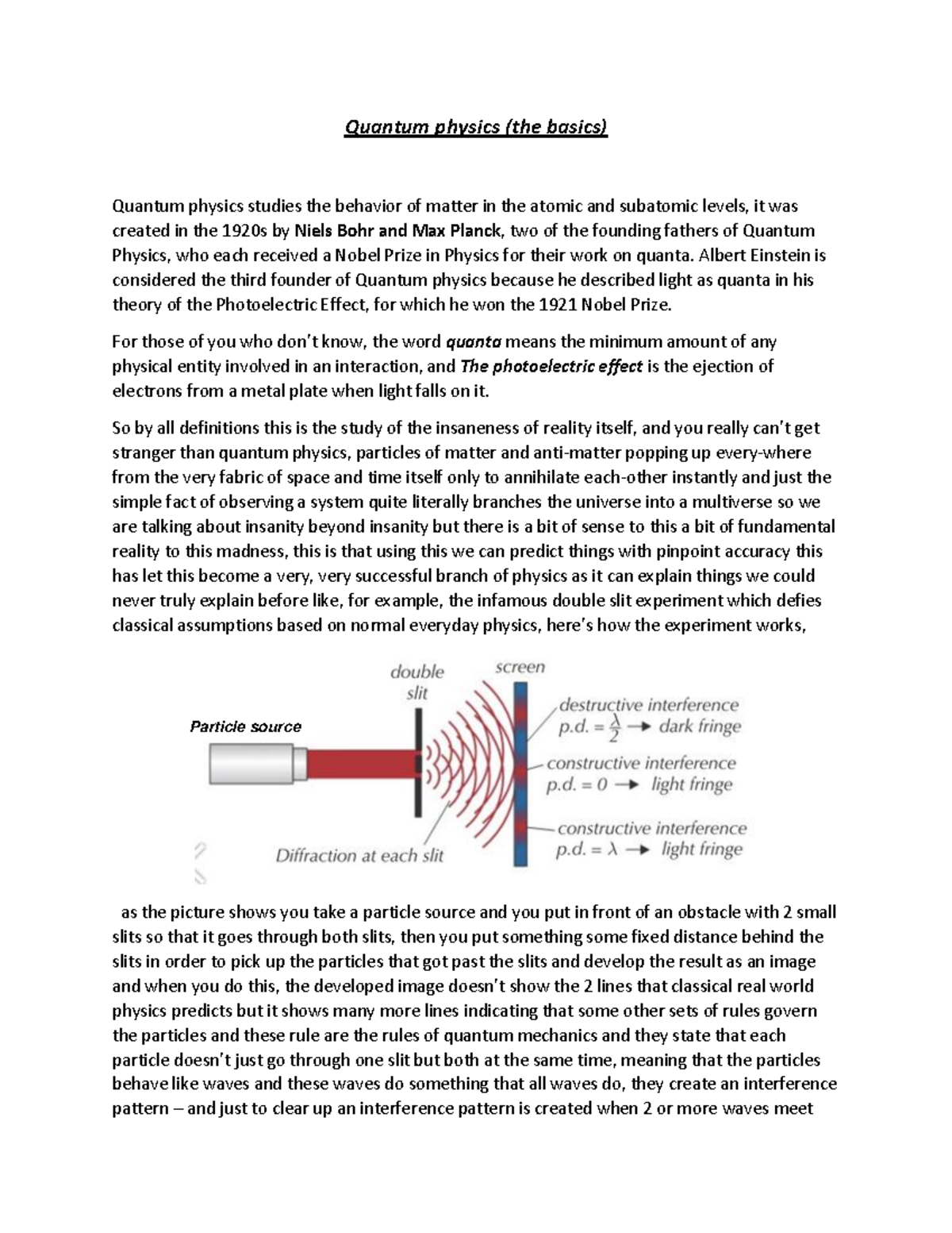 Quantum physics - Albert Einstein is considered the third founder of ...
