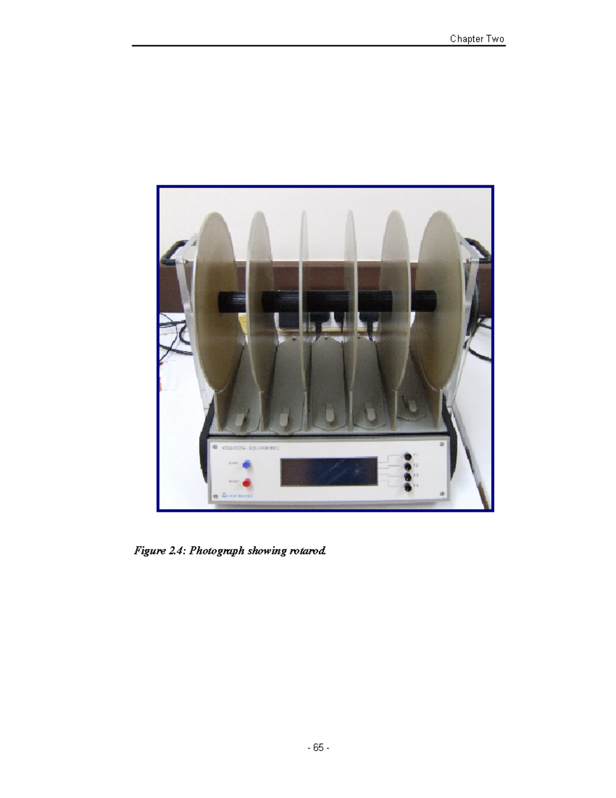 Behavioral genetic 23 - Chapter Two 65 Figure 2: Photograph showing ...