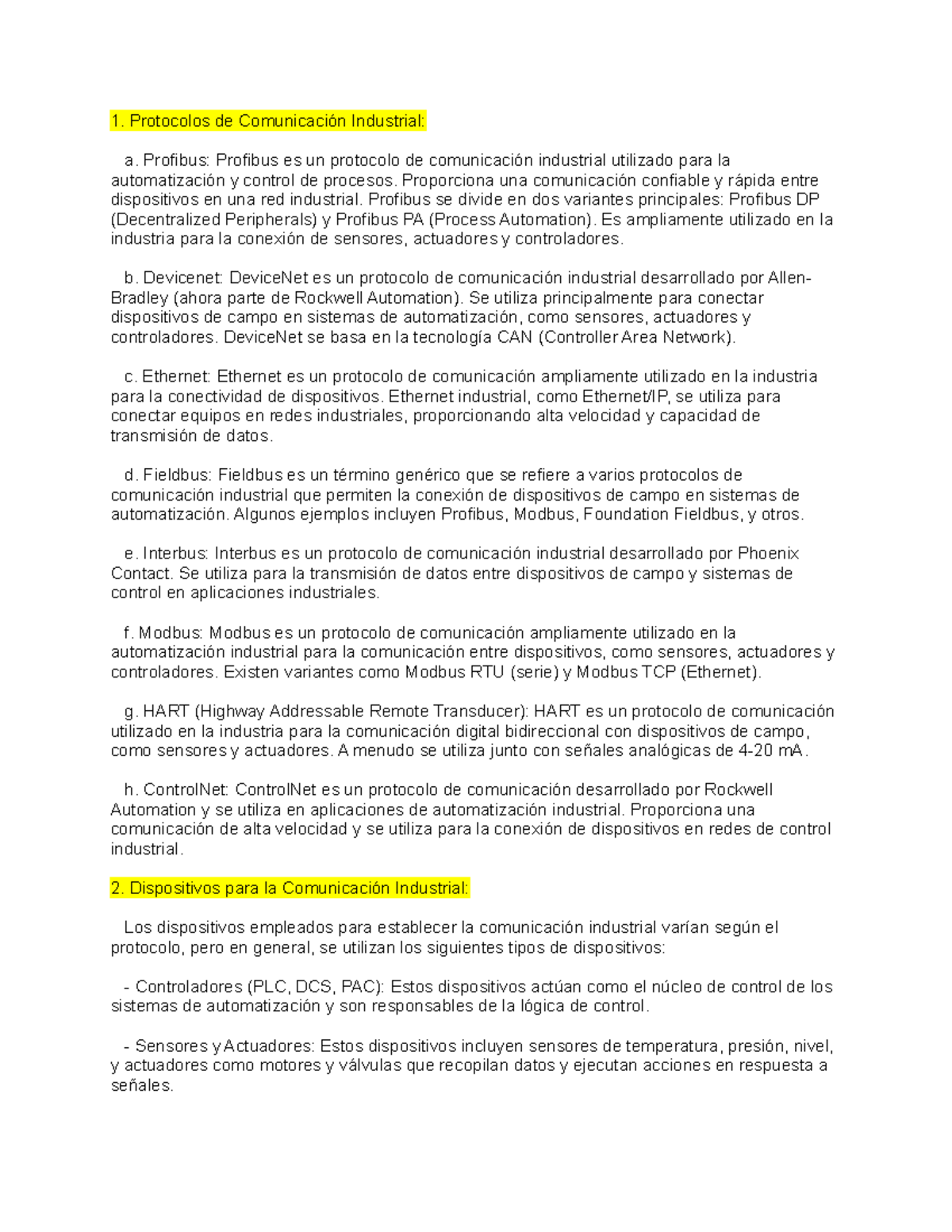 Act - investigacion - Protocolos de Comunicación Industrial: a ...