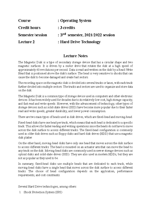 Programming Project 2 - Project 2 Operating Systems Programming Project 2: Threads and ...