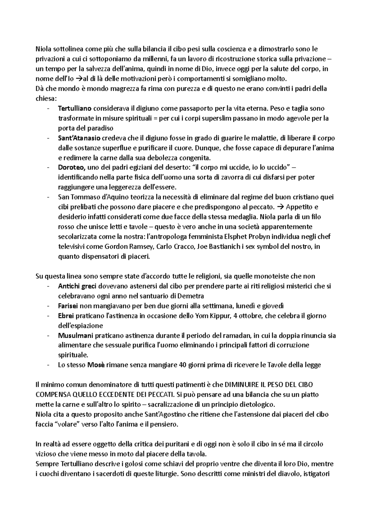 Homo dieteticus - Niola - Niola sottolinea come più che sulla bilancia ...