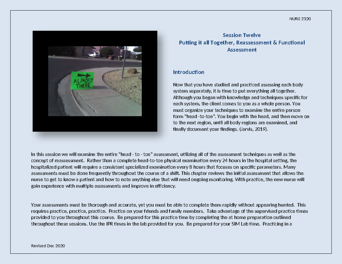 Session 12 - hello - Session Twelve Putting it all Together ...