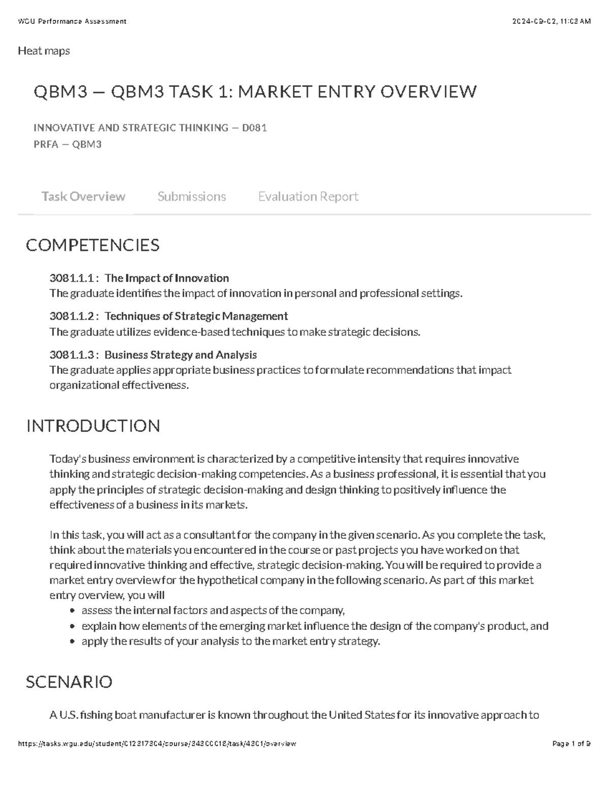 Innovative and Strategic thinking Task 1 - Heat maps QBM3 — QBM3 TASK 1: MARKET ENTRY OVERVIEW ...