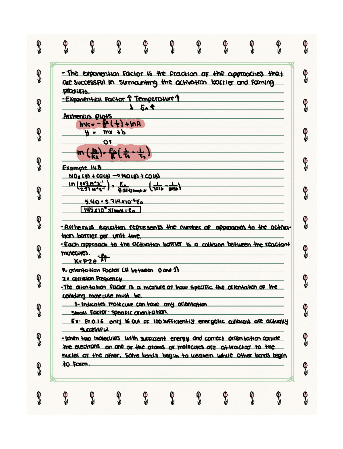 Chapter 4 M2LC Reading Notes 6 - Y I The exponential factor is the ...