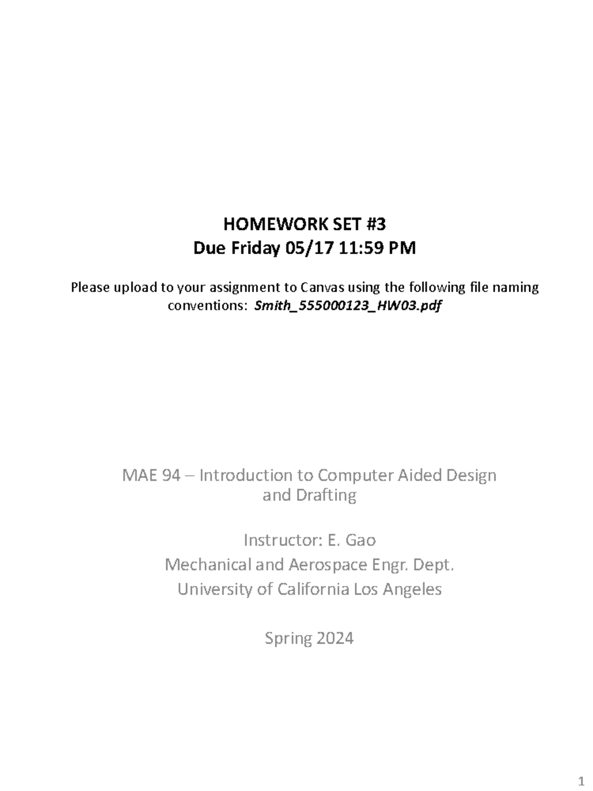 MAE-94 Homework 03 (Sectioning) - HOMEWORK SET Due Friday 05/17 11:59 ...