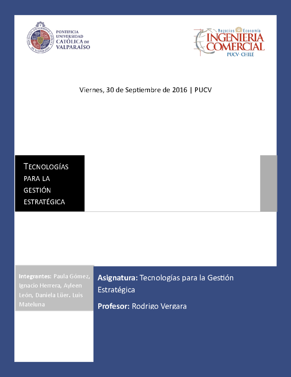 Caso Nextel Paula Gomez, Ignacio Herrera, Ayleen Leon, Daniela Luer ...