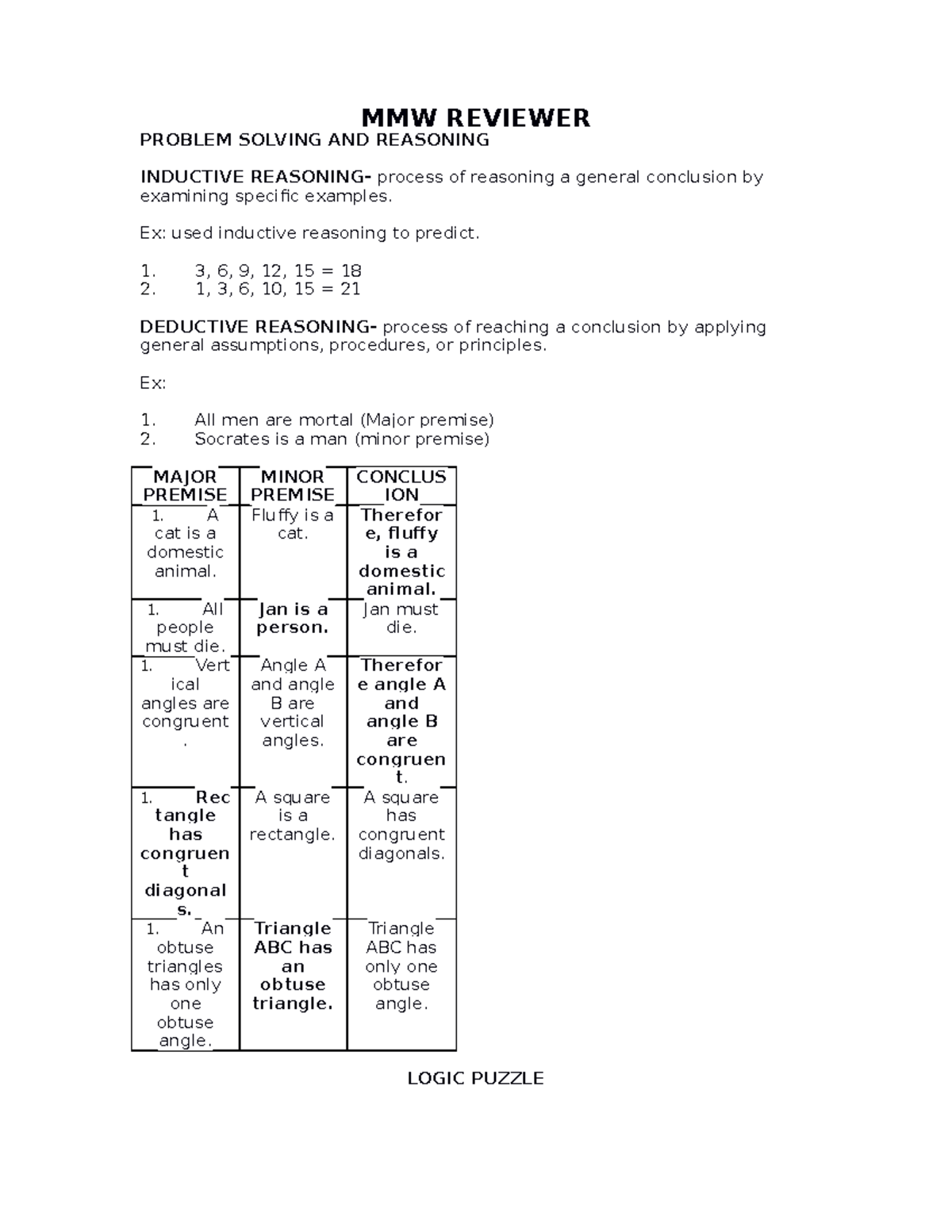 MMW- Reviewer-1 - Thank you - MMW REVIEWER PROBLEM SOLVING AND ...