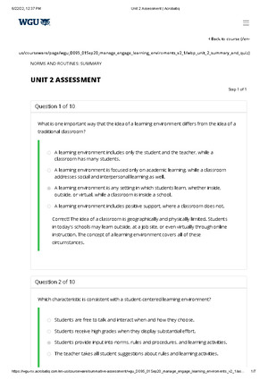 Mursion checklist - WGU Teachers College Mursion Simulated Classroom ...