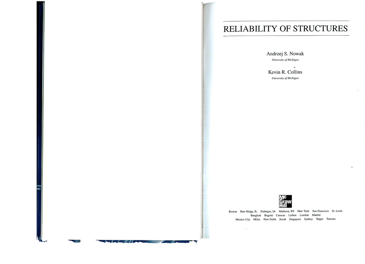 Reliability Of Structures Compress Civil Engineering Studocu