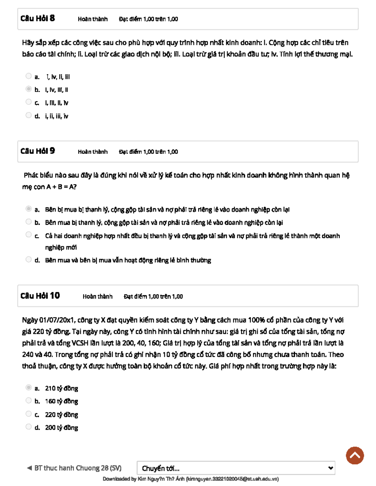 Test LMS C28 1 - KTTC4_Kế toán tài chính 4 - Studocu