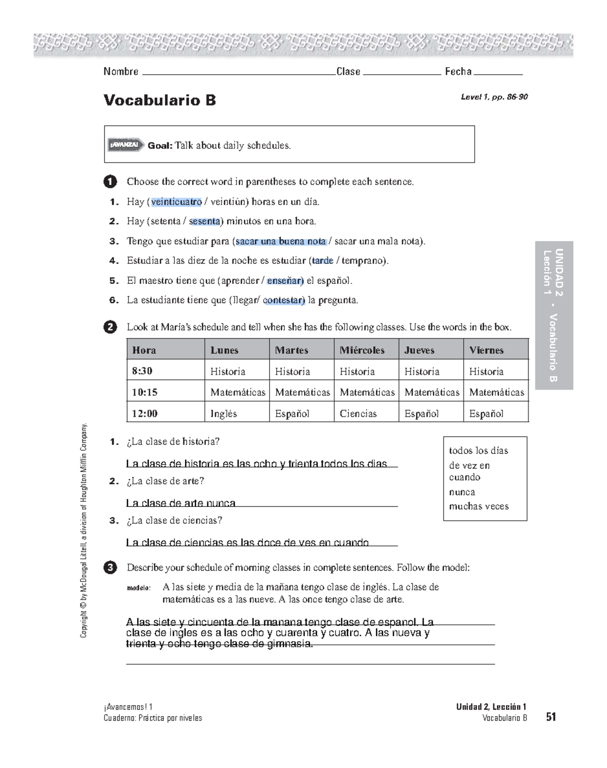 Stevin Tom Thondyil - SP1 U2.1 Vocabulary AB - Nombre ...