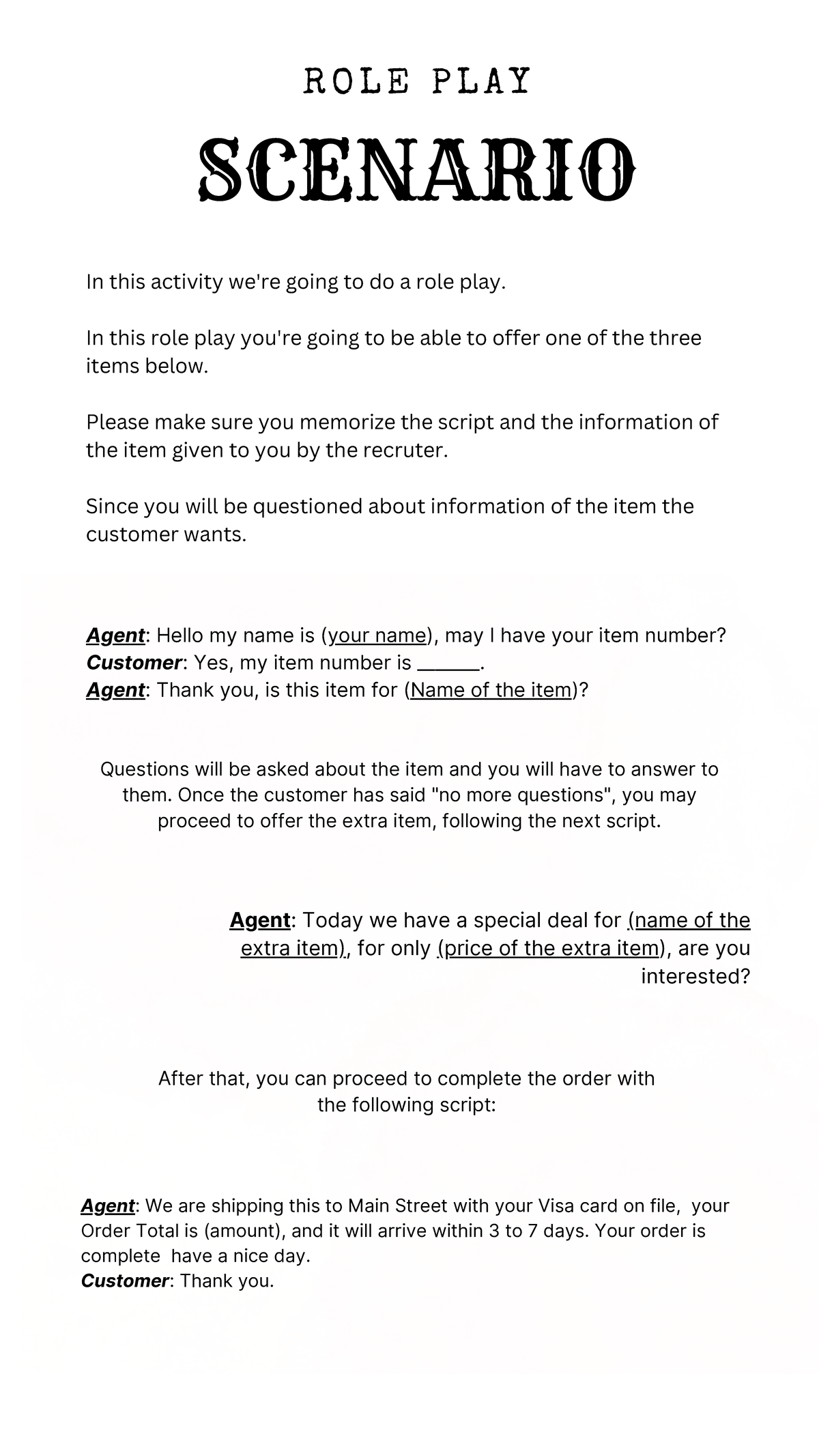 Role Play Interview - Roleplay - QUOTES reallygreatsite In this ...