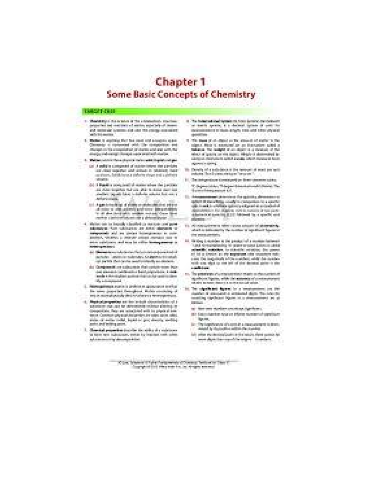 Chem 4 - Chapter 4 notes of chem - Chapter 1 Some Basic Concepts of ...