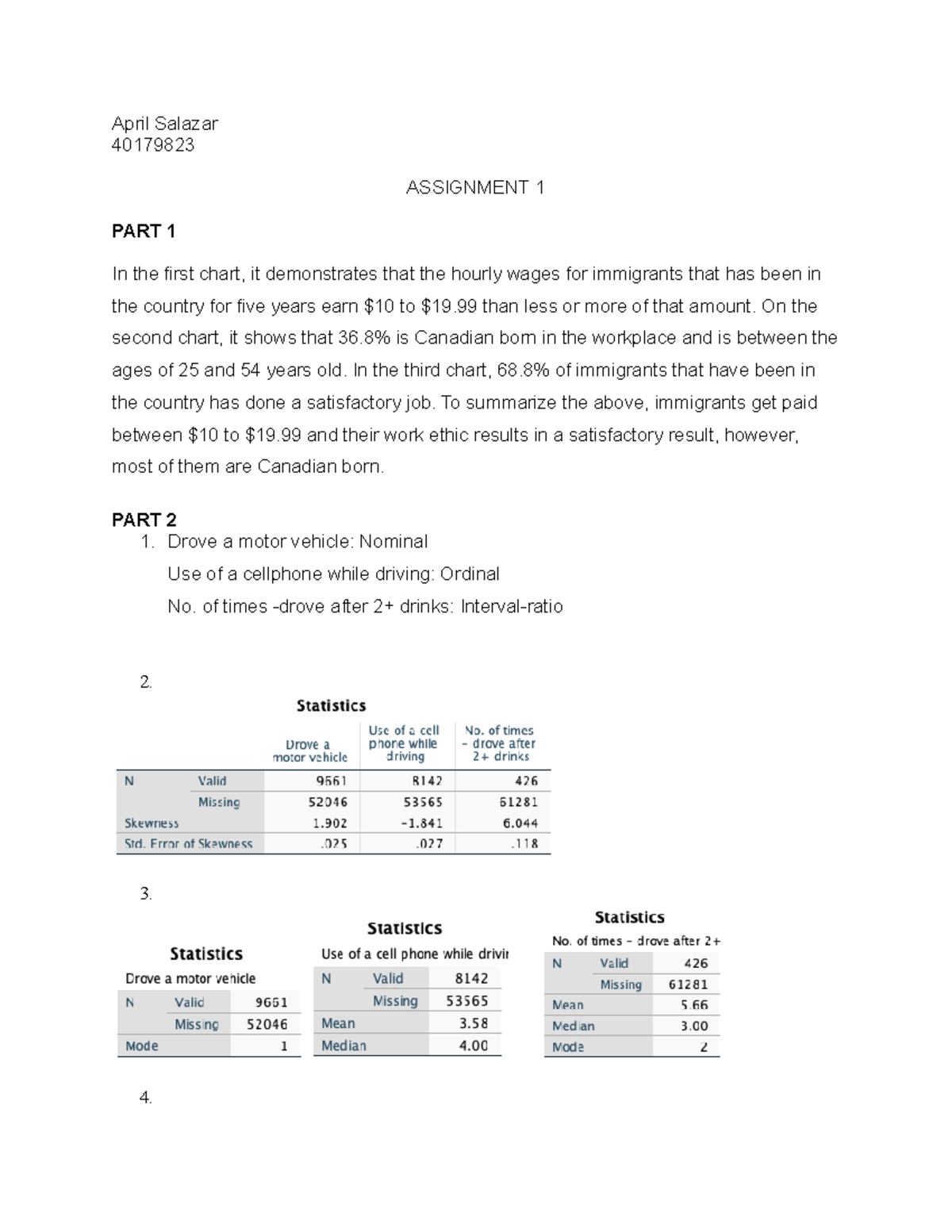 SOCI 213: Assignment 1 - SOCI 213 - Concordia - Studocu
