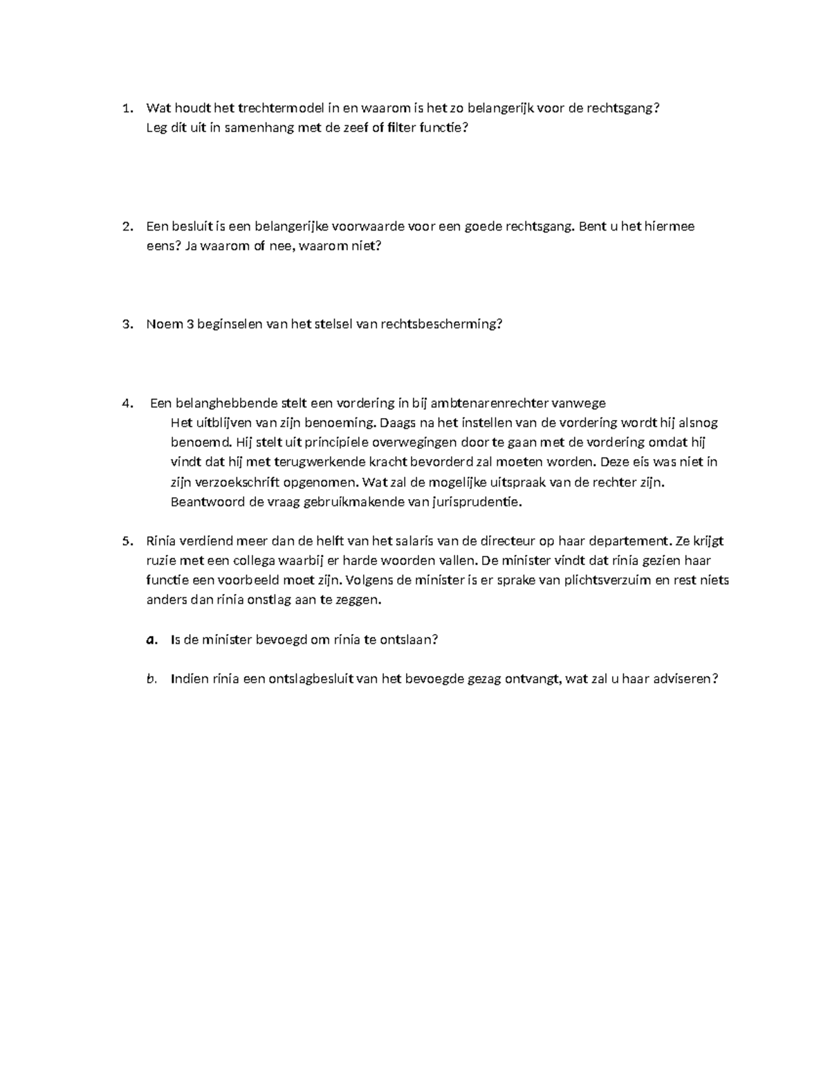 Bestuursrechtsbescherming regulier tentamen - Wat houdt het ...
