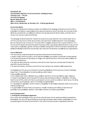 SOC343 W6 - Weissman - Week 6 An Overview of Research Methods ...