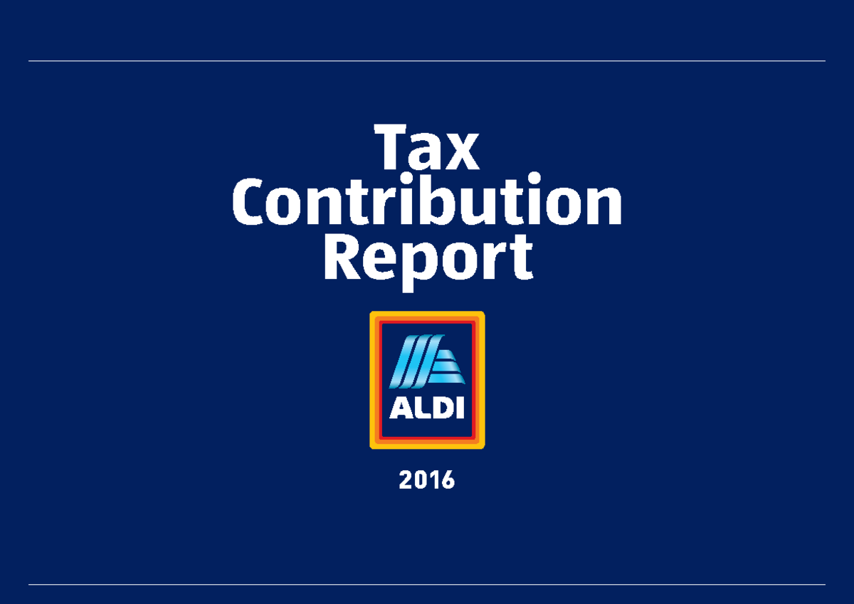 Tax Contribution Report - Tax Contribution Report 2016 2016 Tax ...