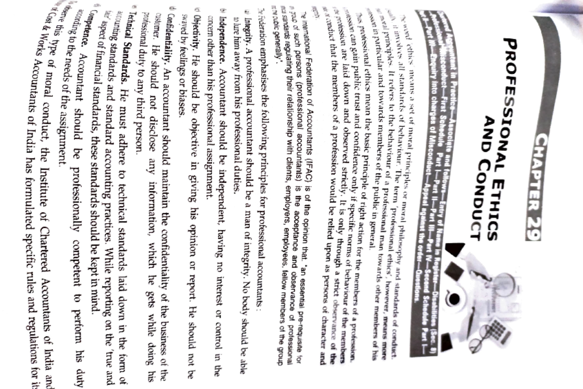 Professional ethics - notes - CHAPTER 29 PROFESSIONAL ETHICS AND ...