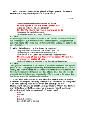 Ccnav 1 module 16 answer - CCNA 1 v7 Modules 16 – 17: Building and ...