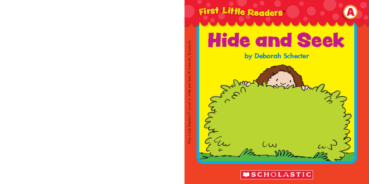 03 First Little Readers A Hide - Língua inglesa - by Deborah Schecter ...