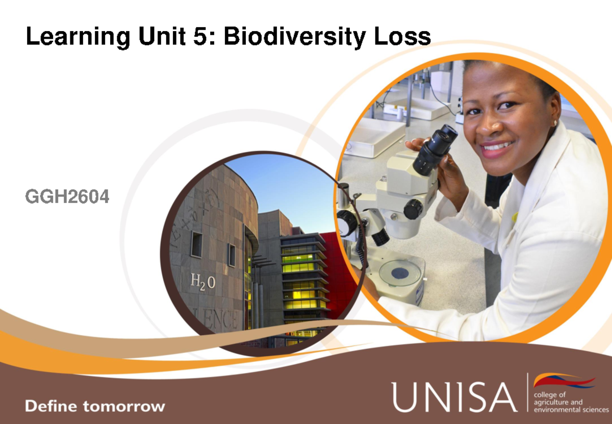 Learning-Unit-5 Biodiversity-loss - Learning Unit 5: Biodiversity Loss ...