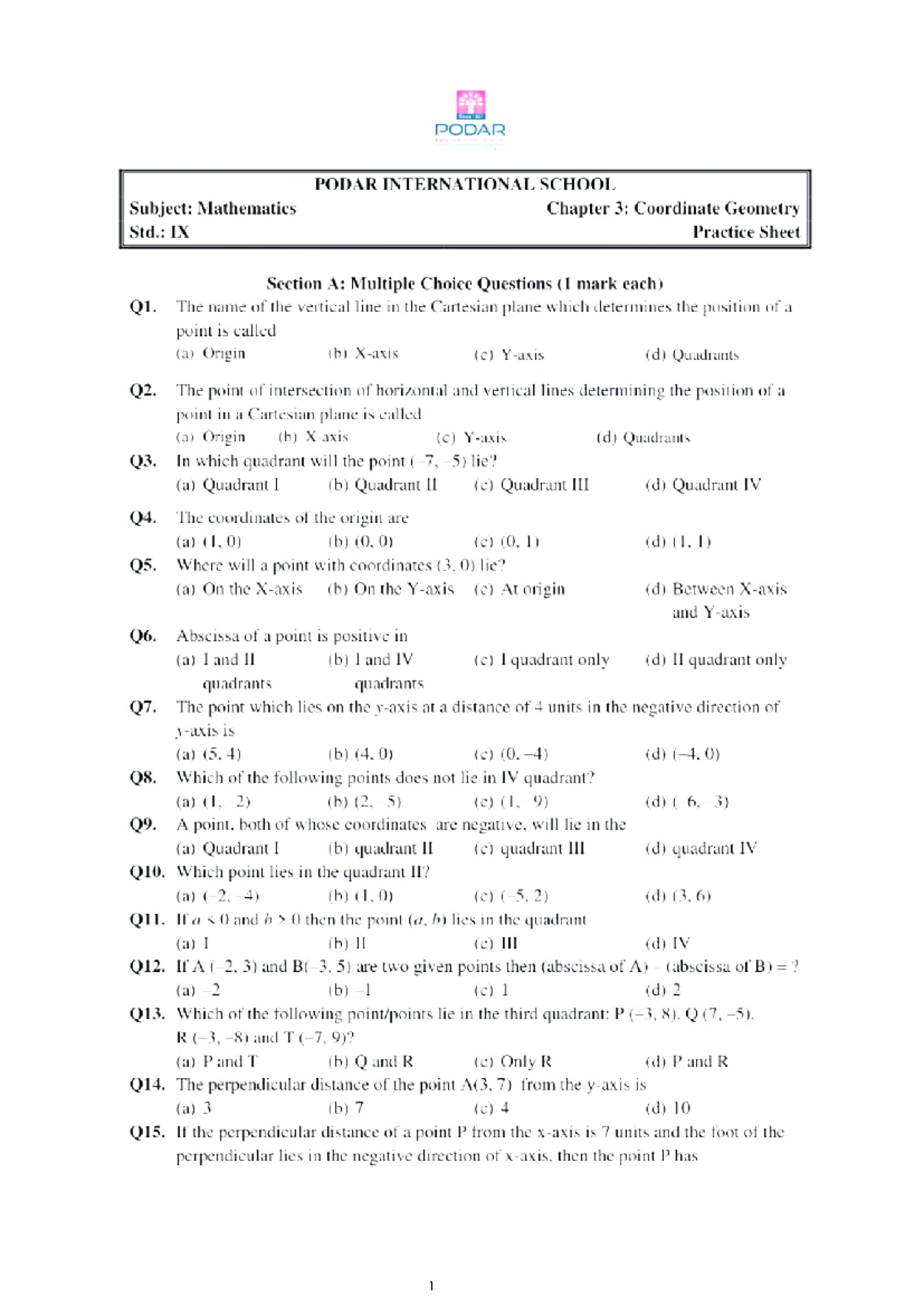 Kaagaz 20240622 194003300710 - PODAR PODAR INTERNATIONAL SCHOOL Subject ...