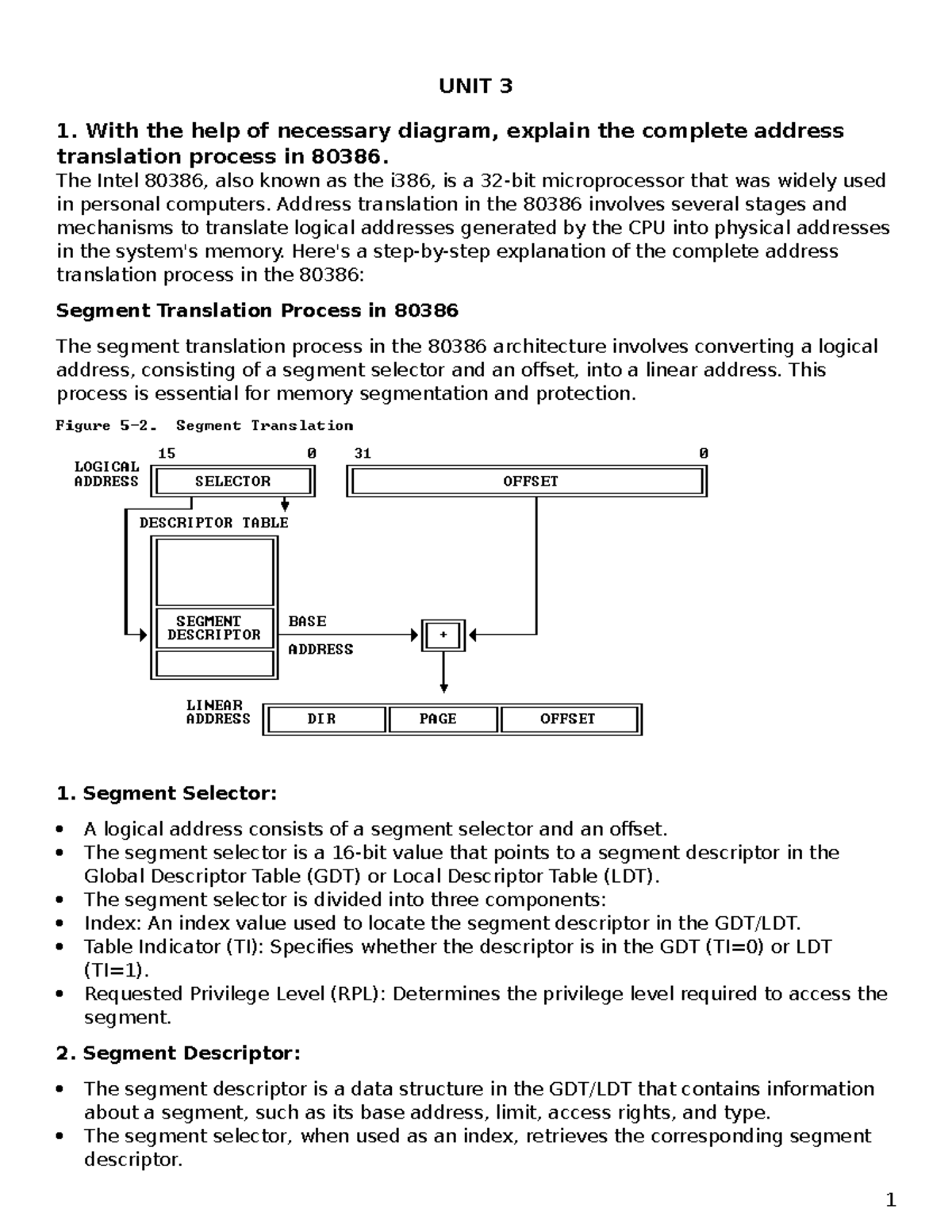 MP ENDSEM QB WITH ANSWER - UNIT 3 1. With the help of necessary diagram, explain the complete ...