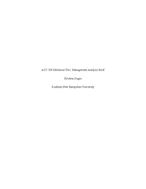 ACC 345 4-2 Assignment - 4-2 Assignment: Economic Indicators and ...