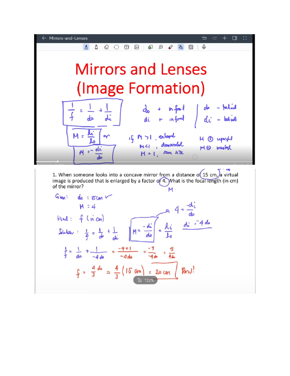 Physics Optics LENS Lecture - Physics for Engineering - Studocu
