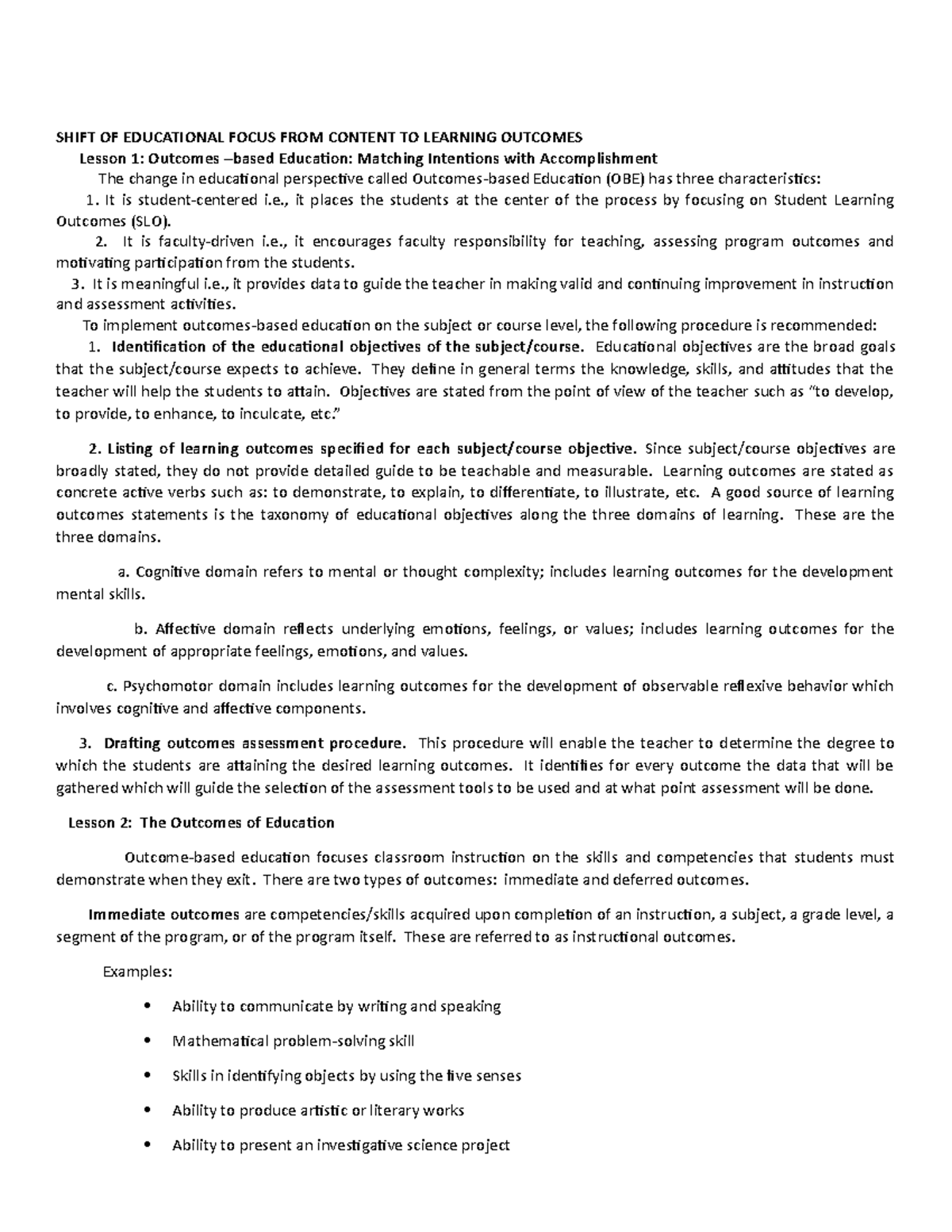 Approaches TO Assessment I MAKING A Valid ASSESSMENT SHIFT OF approaches-to-assessment-i-making-a-valid-assessment-shift-of