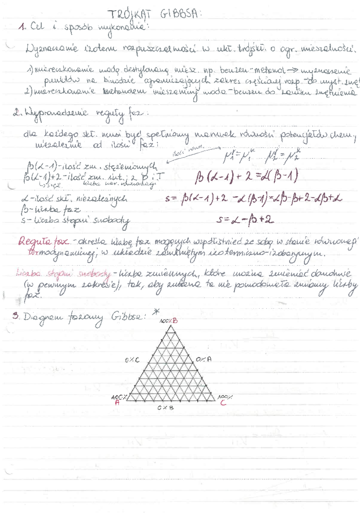 Wejściówka Trójkąt Gibbsa - , Tmm‘v mmsaz A‘ CM, 1; ,SPOSbb ‘v mum ...