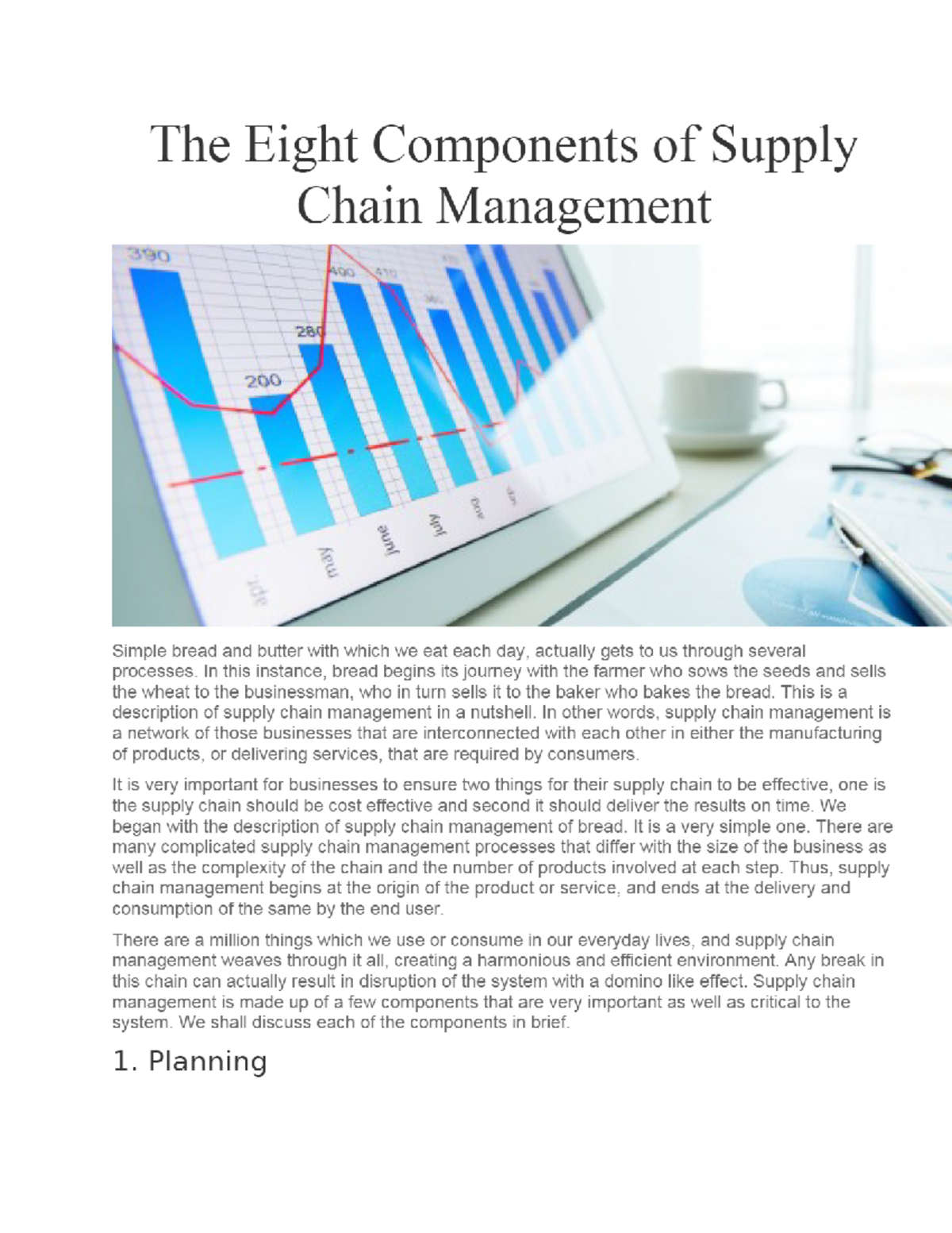 Components of SCM -Supply Chain Management - Cost and Management ...