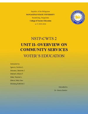 Toaz - Assignment 1: Metacognitive Reading Report Name: Harris Clint Dalida Date submitted ...