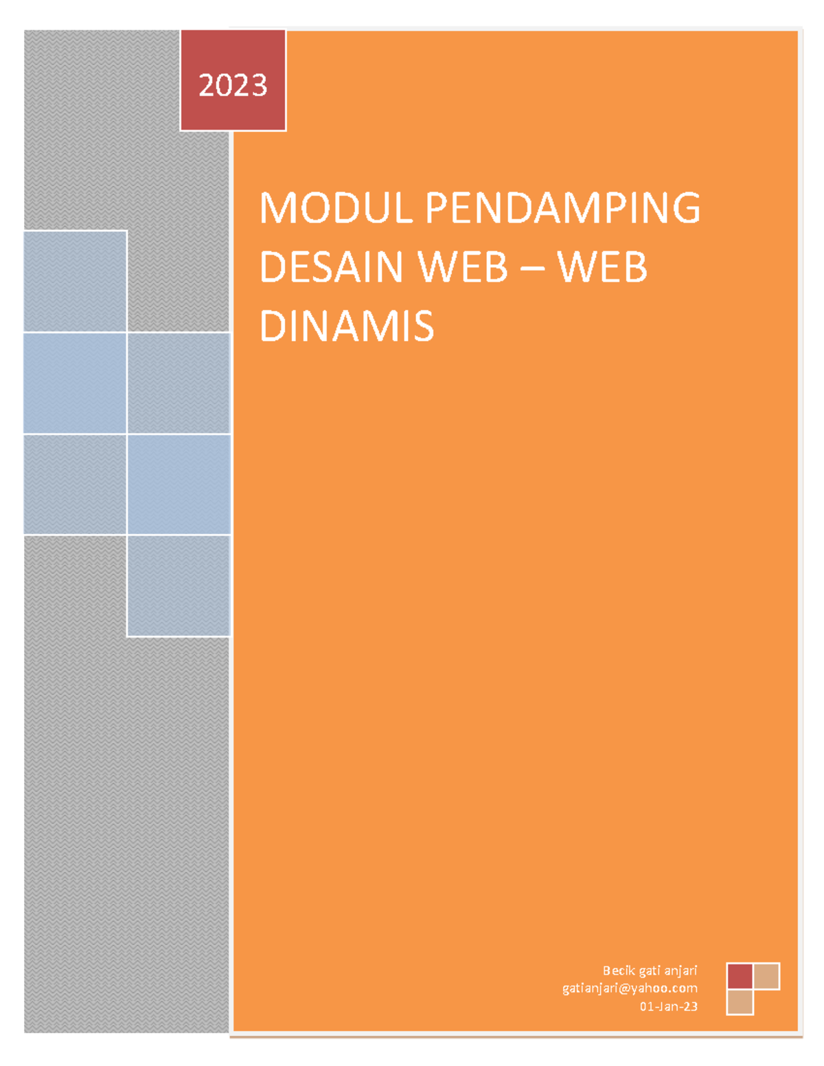 Modul PHP #2.docx - MODUL PENDAMPING DESAIN WEB – WEB DINAMIS 2023 ...