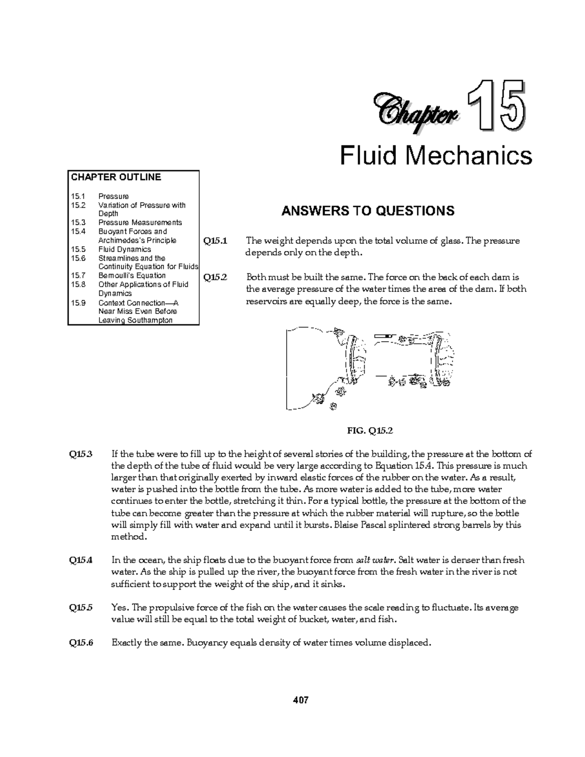 SM PDF chapter 15 - Solution manual for all physics assignments in physics labs - 407 Fluid ...