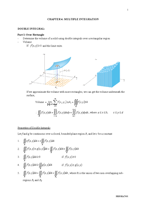 Tutorial Chapter 4 - Exercise - calculus III - UiTM - Studocu
