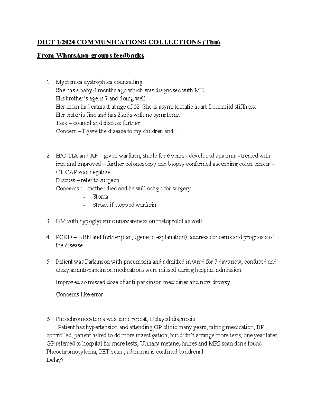 DIET 1 2024 Communications Collections Thu - DIET 1 / 2024 ...