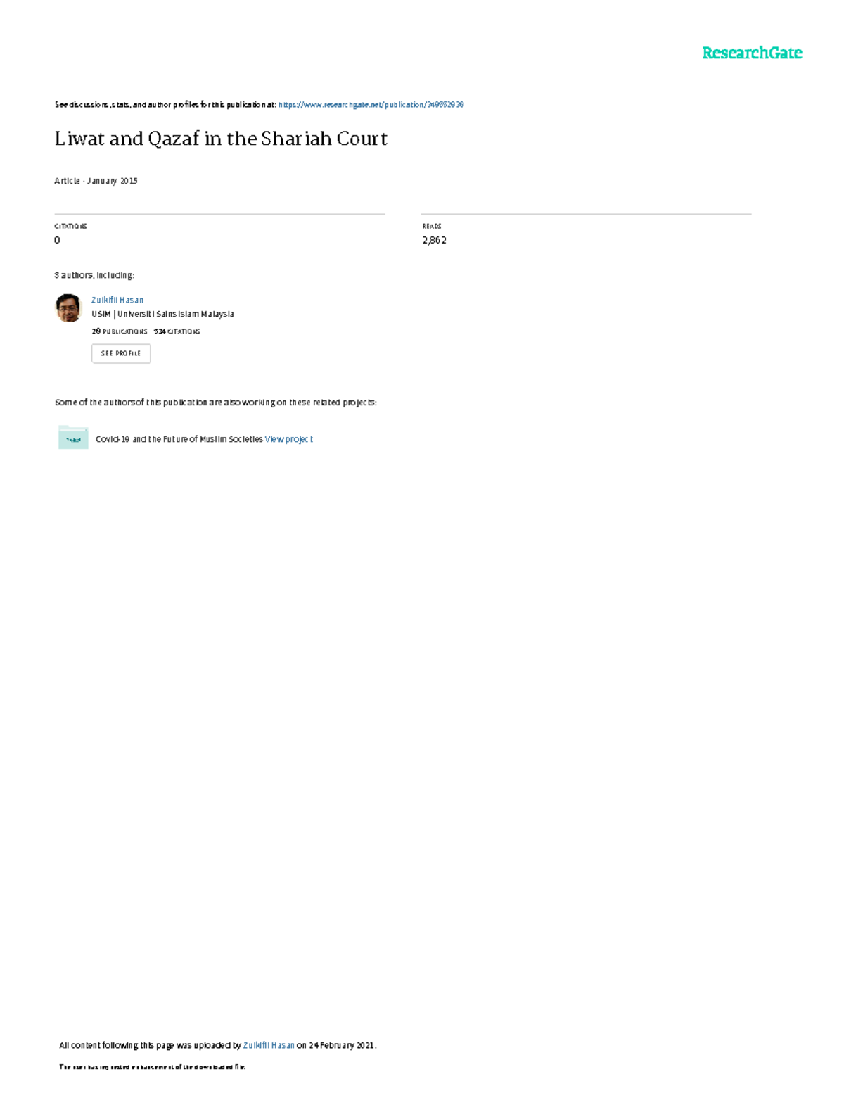 Tuduhan Liwat Dalam Kes Qazaf Di Mahkamah Syariah - See discussions ...