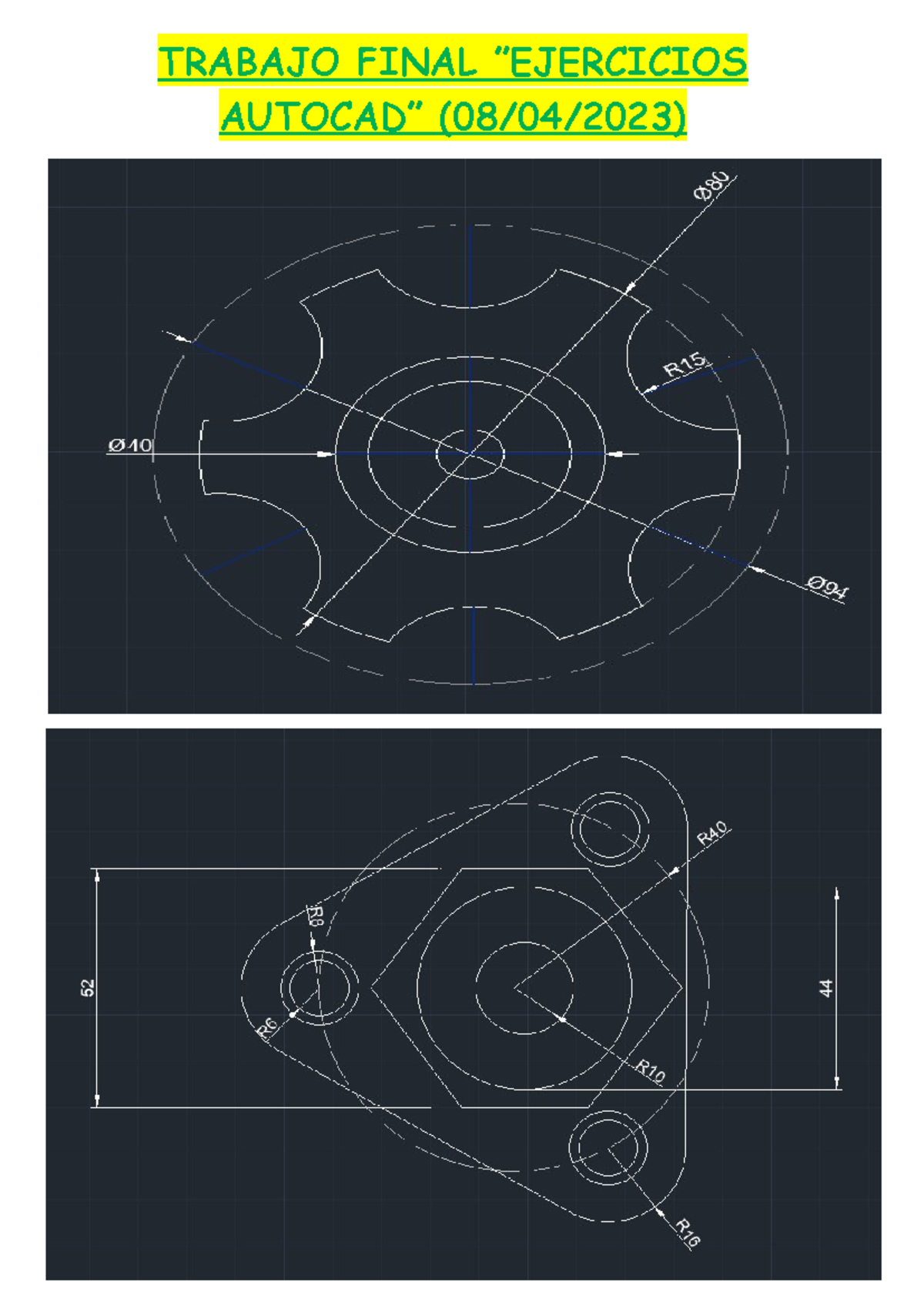 Trabajo Final Durand Castro Johan JOAO - dibujo tecnico - TRABAJO FINAL ...