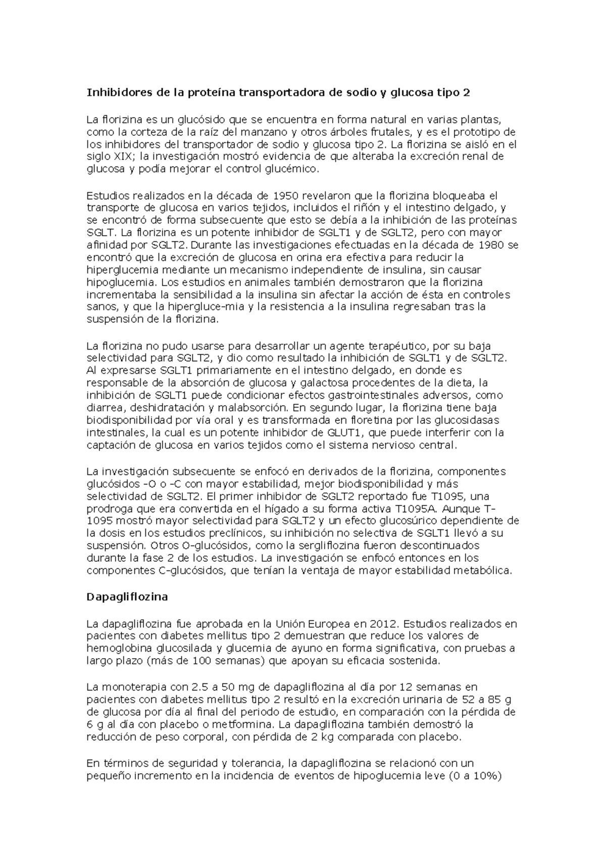 SLTG 2 - Inhibidores de la proteína transportadora de sodio y glucosa ...