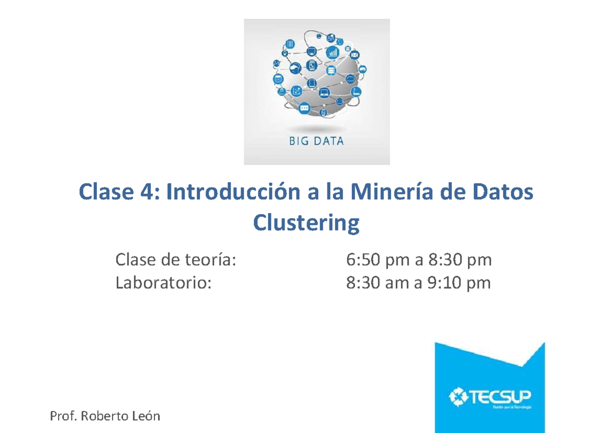 04 - breve resumen de la mineria de datos - Clase 4: Introducción a la Minería de Datos ...