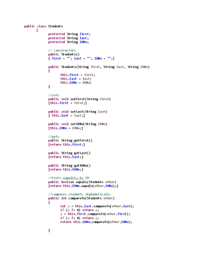 Chapter 3 - List, Array Lists, Linked Lists, Iterators, Stacks, Queues - instance variables The ...